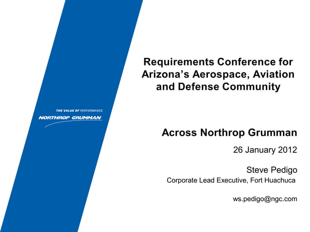 A&D Conf Northrop Grumman | PPT