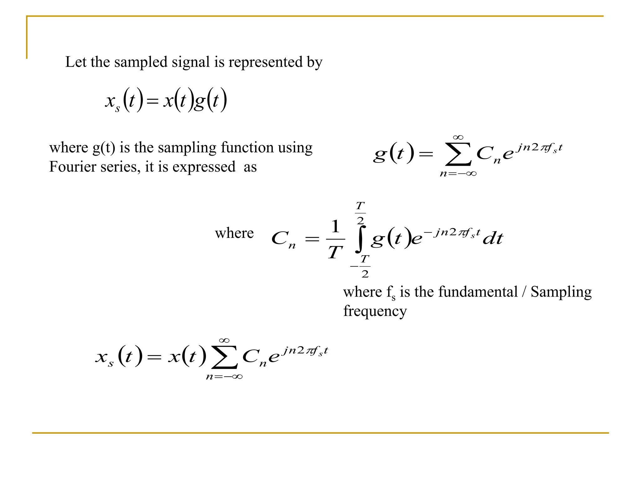 Sampling Process Aliasing Effect Quantization Ppt