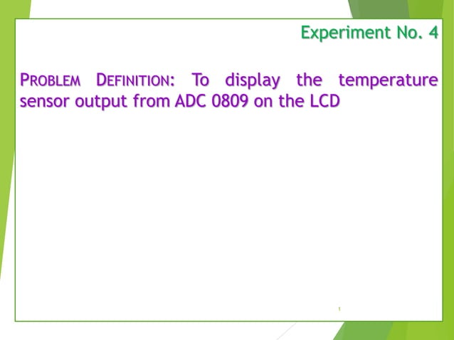 Analog To Digital Converter Tempsensor Interfacing Pptx
