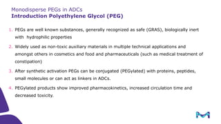 Webinar: Benefits of Monodisperse Activated PEGs in ADC Development | PPT