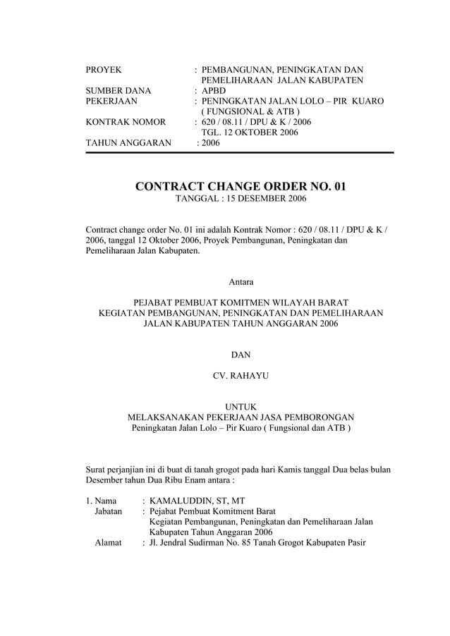 Addendum dokumen | PDF