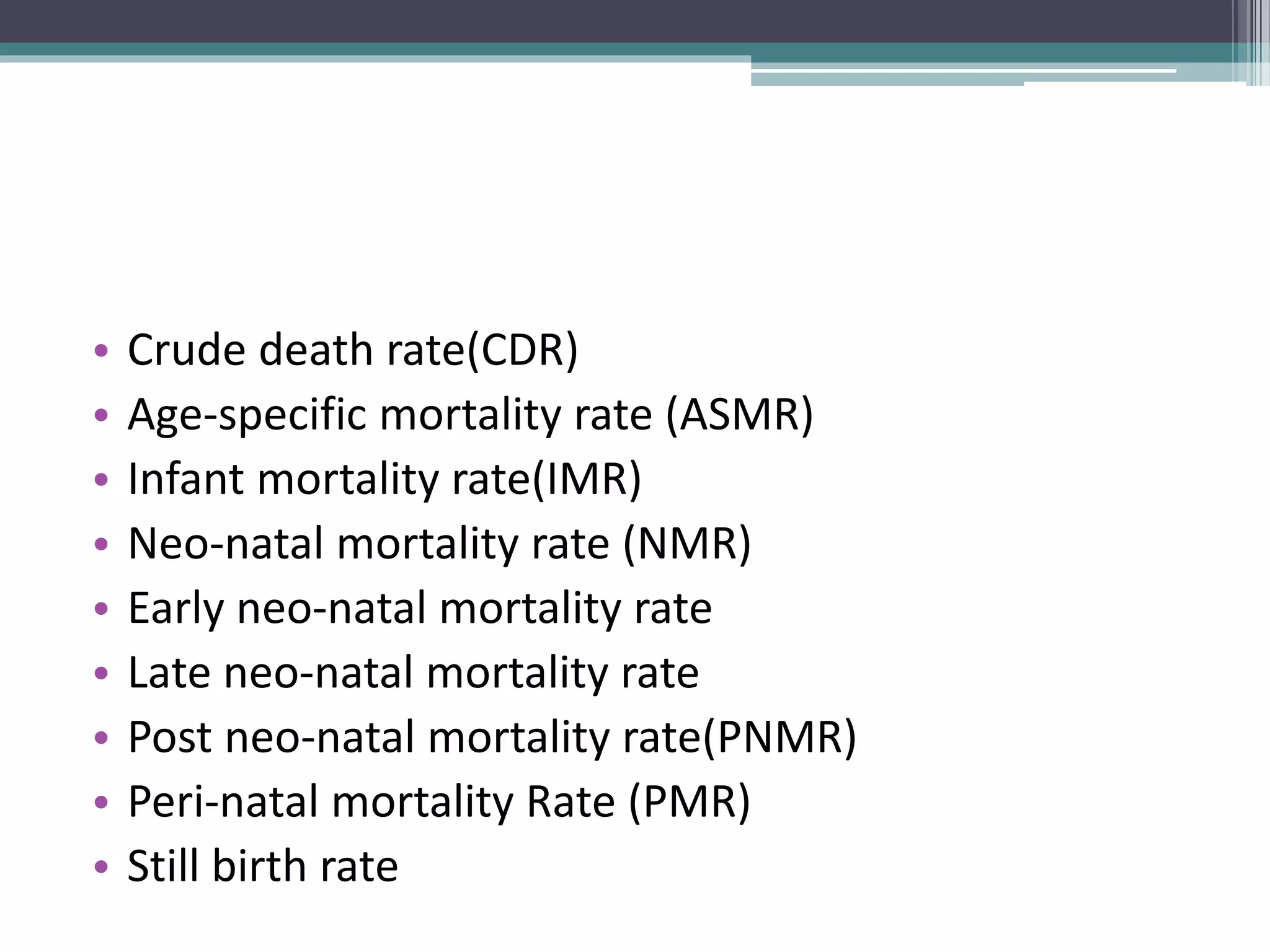SAMPLE REGISTRATION SYSTEM (SRS) INDIA | PPTX