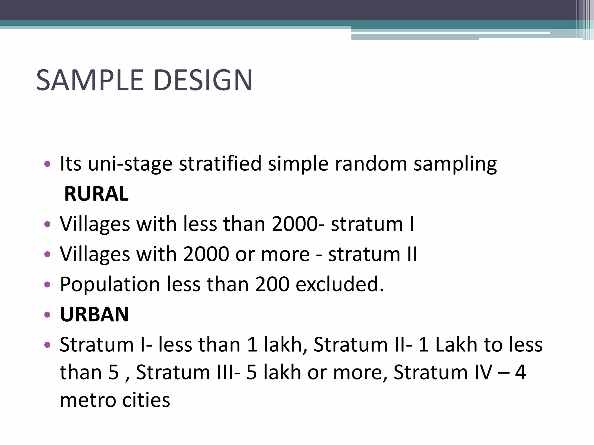 SAMPLE REGISTRATION SYSTEM (SRS) INDIA | PPTX
