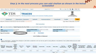 Summary to Add Challan Details Through Gen-TDS Software | PDF
