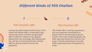 Summary to Add Challan Details Through Gen-TDS Software | PDF