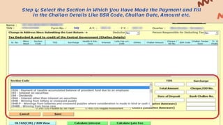 Summary to Add Challan Details Through Gen-TDS Software | PDF