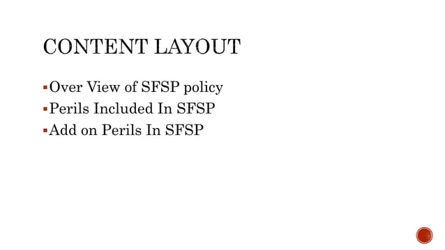 Standard Fire and special Perils Policy Add on Covers | PPTX | Motor ...