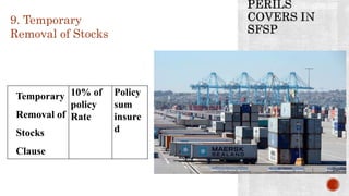 Standard Fire and special Perils Policy Add on Covers | PPTX