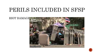 Standard Fire and special Perils Policy Add on Covers | PPTX