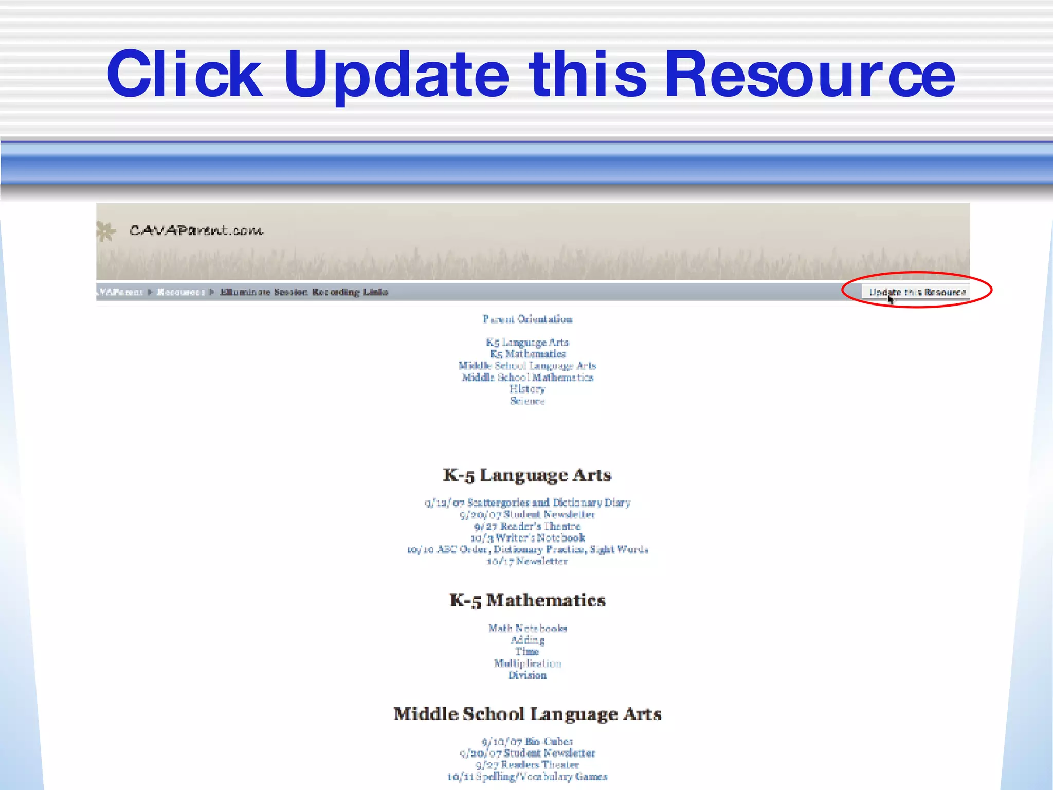 Add Recording Links | PPT