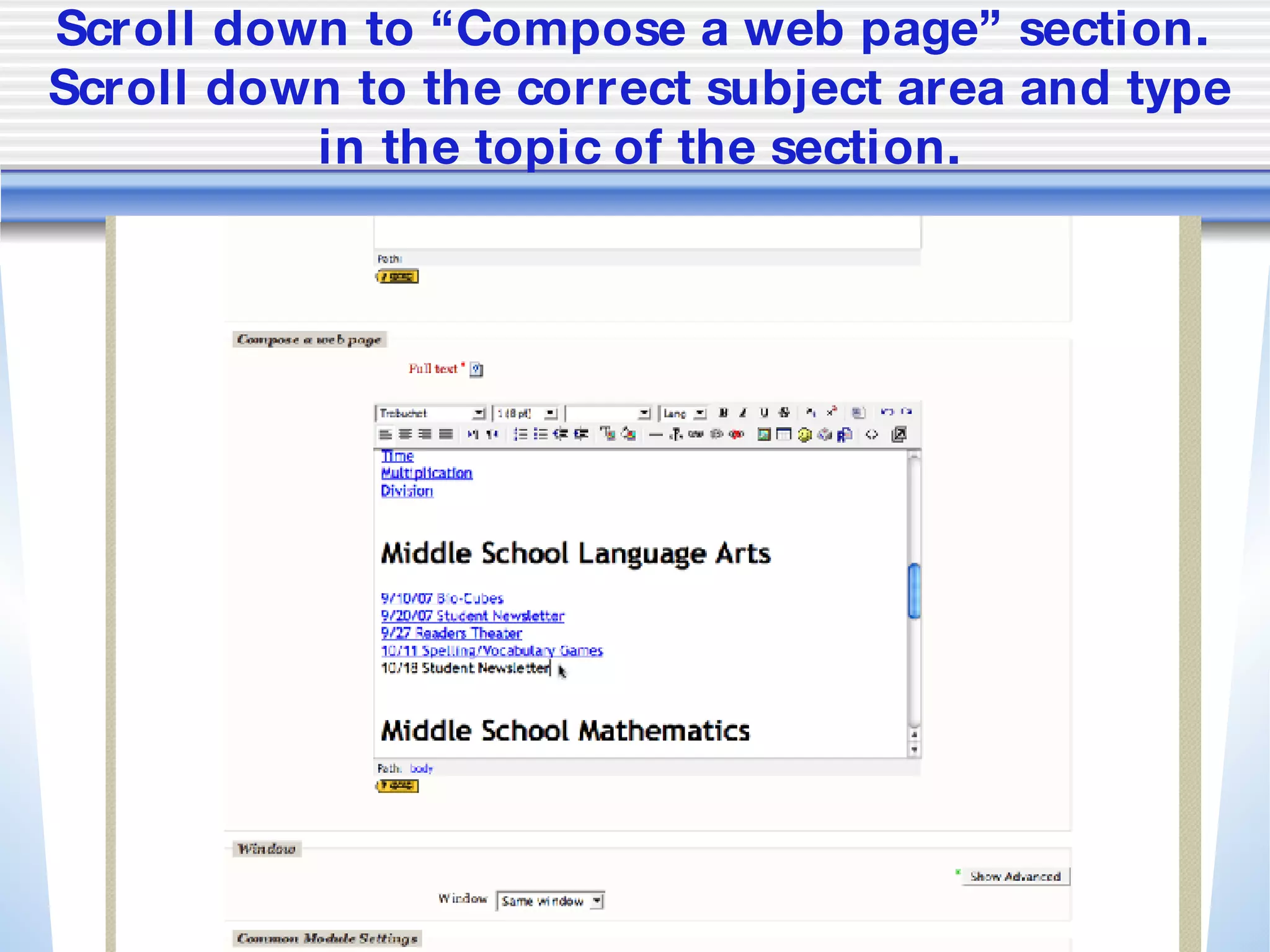Add Recording Links | PPT
