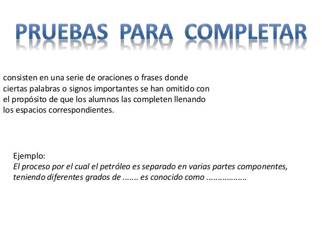 clasificacion de las pruebas clasificacion de las pruebas