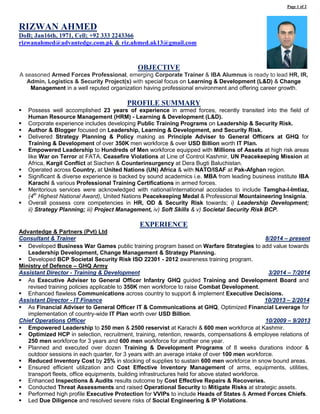 RIZWAN AHMED - HR, Admin, Logistics & Security Manager | PDF