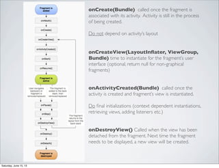 Android - Working with Fragments | PDF
