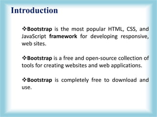 BootStrap_1_Introduction | PPTX