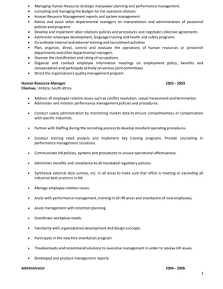 Canadian Resume Law | PDF