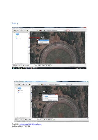 Add a google earth satellite image into arc map | PDF