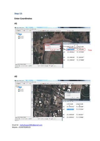 Add a google earth satellite image into arc map | PDF