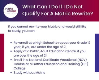 Matric Rewrites | PPT