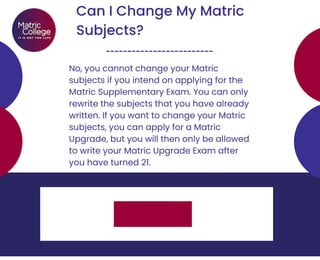 Matric Rewrites | PPT