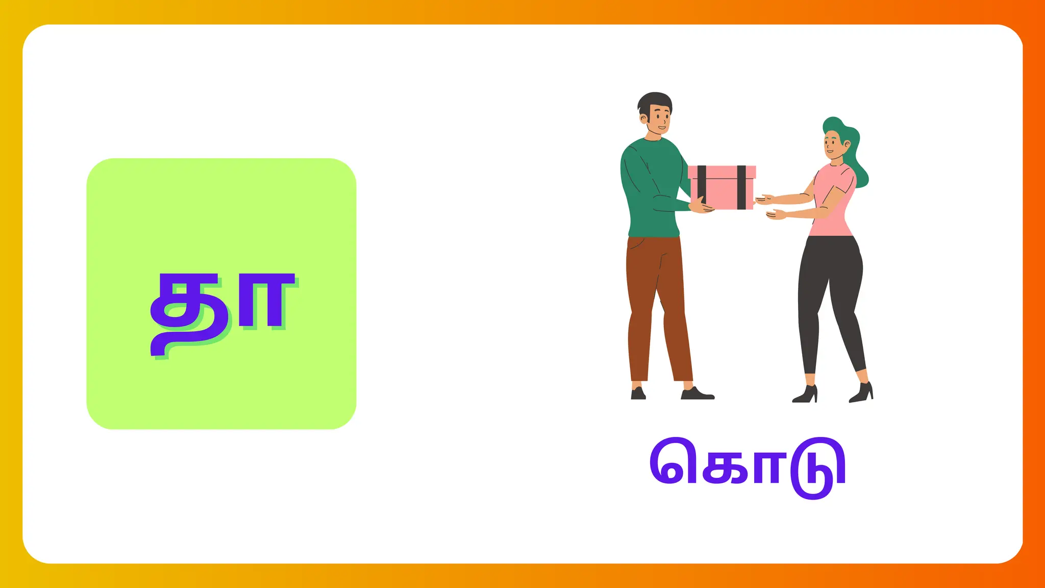 One letter words in Tamil | PDF