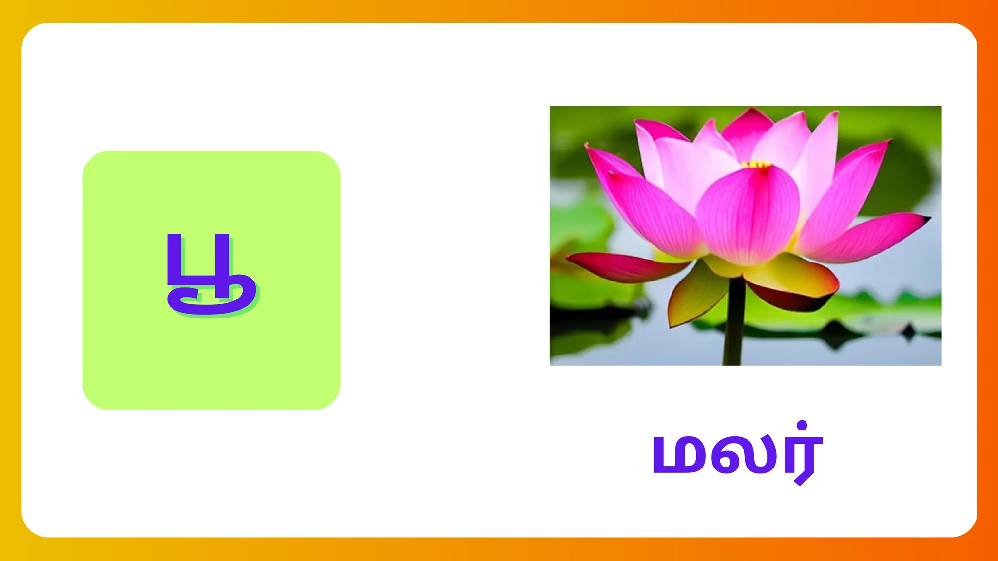 One letter words in Tamil | PDF