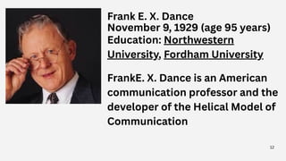 Helical Model of Communiction-Frank Dance | PDF