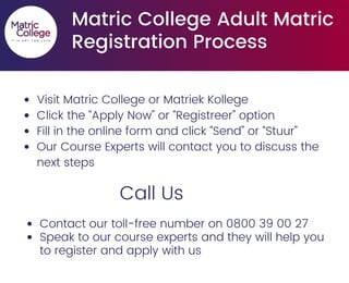 Adult Matric | PDF