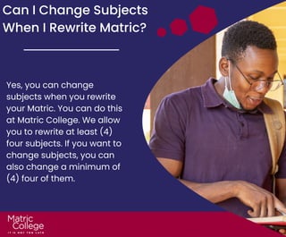 Can I Do Matric Twice? | PDF