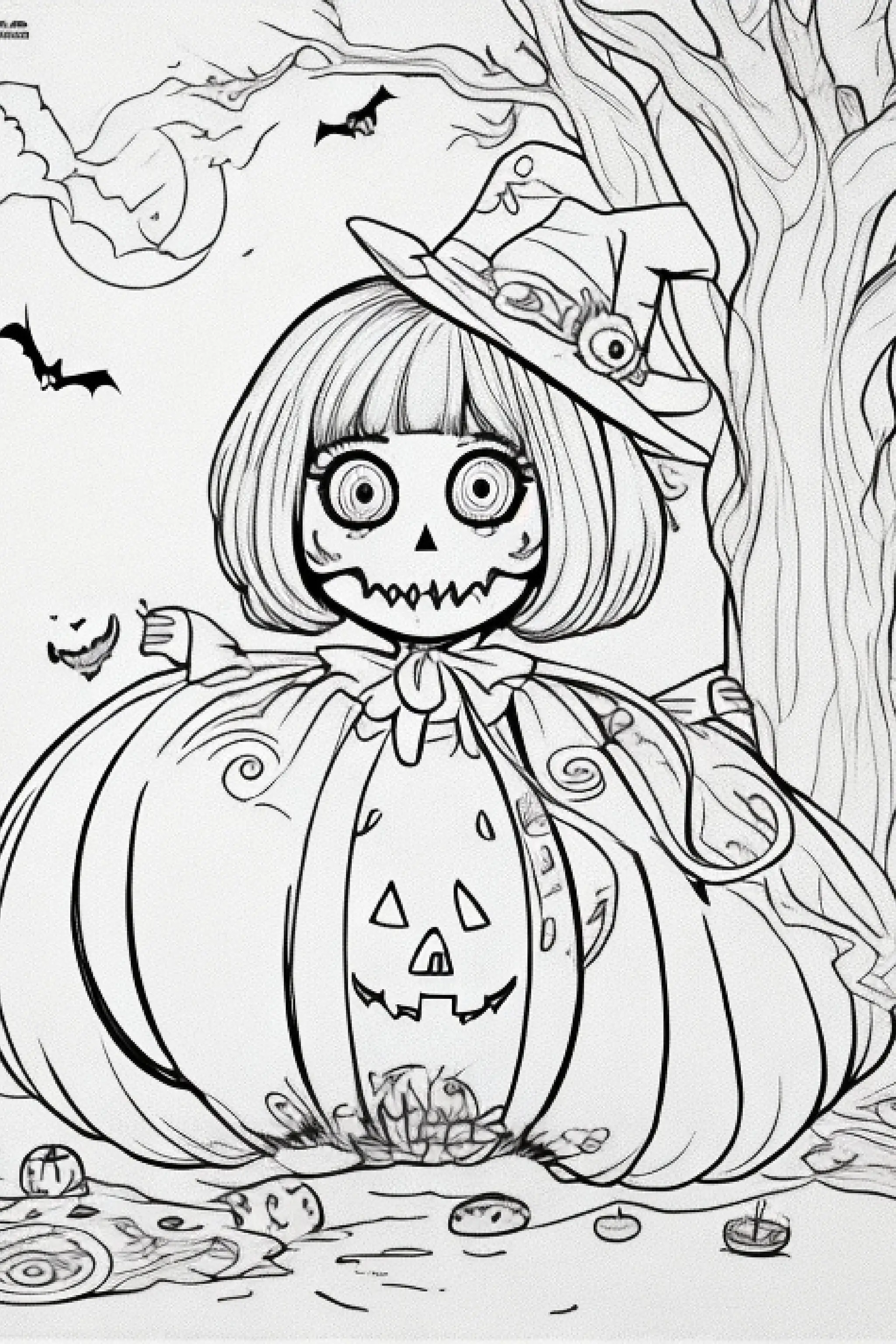 halloween colouring pages | PDF
