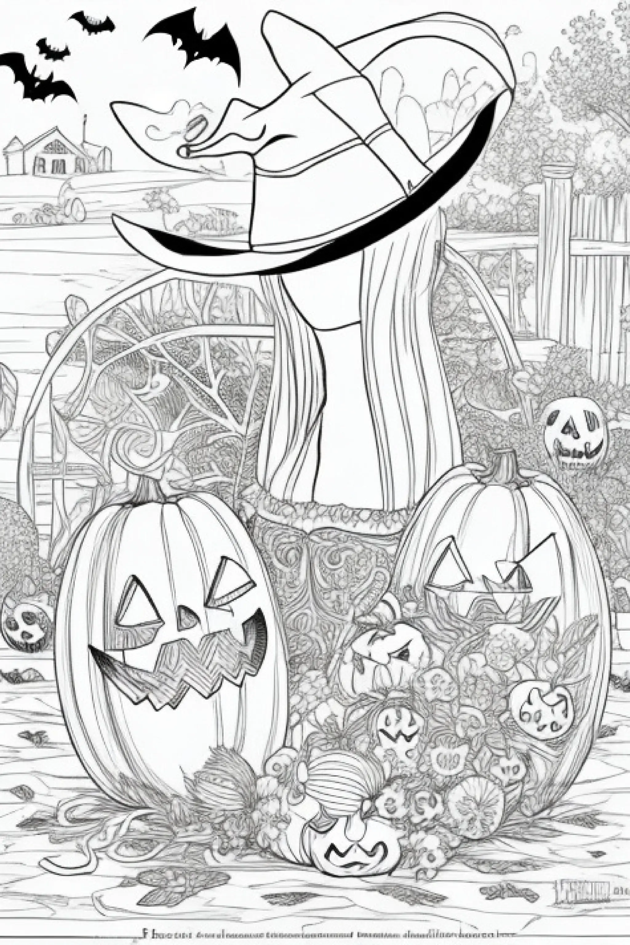 halloween colouring pages | PDF