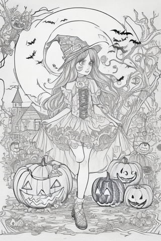 halloween colouring pages | PDF