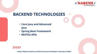 Full Stack Java Workshop: Build Real-World Apps | PPTX