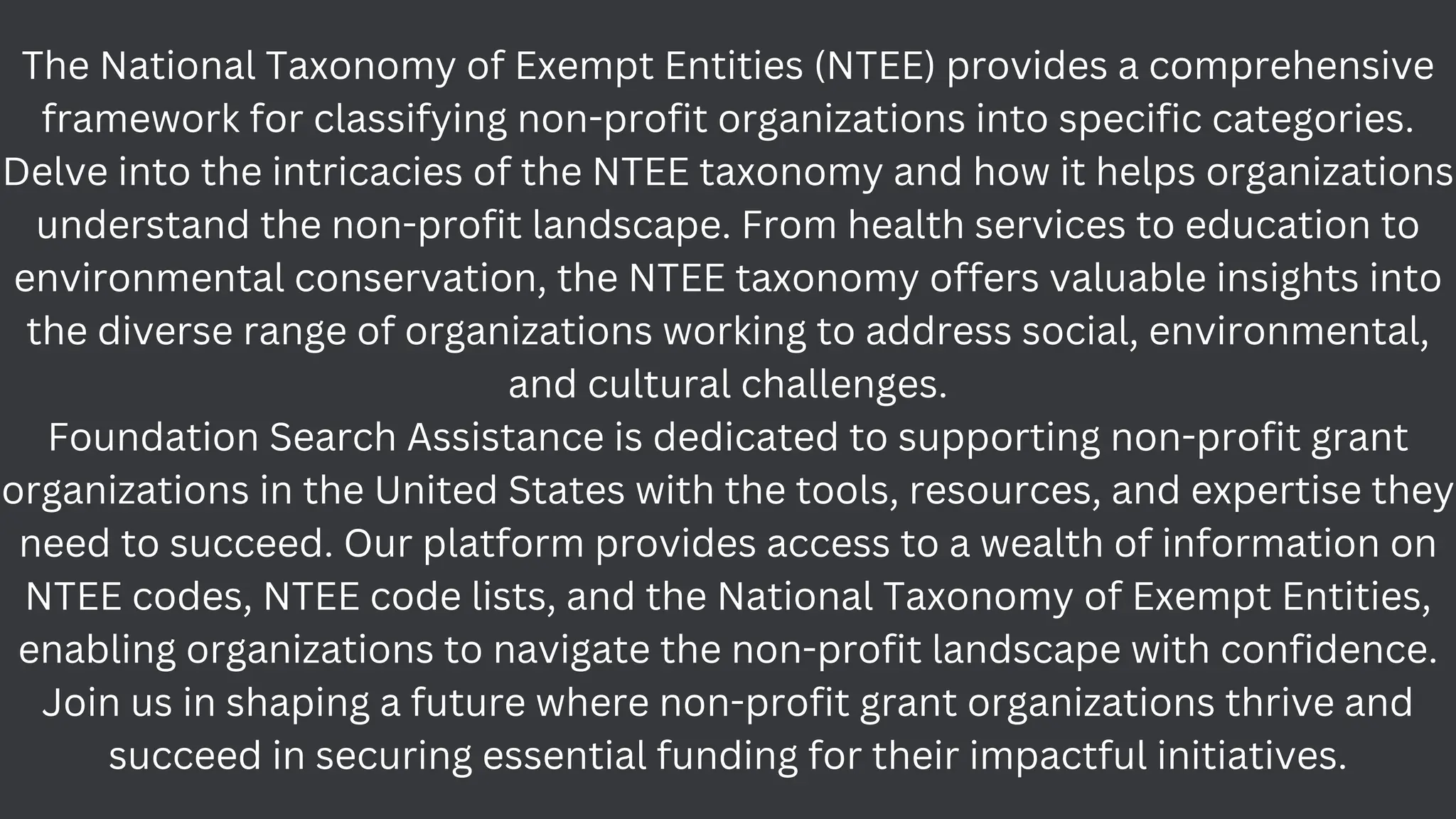 Unlocking Funding Opportunities: Understanding NTEE Codes and the ...