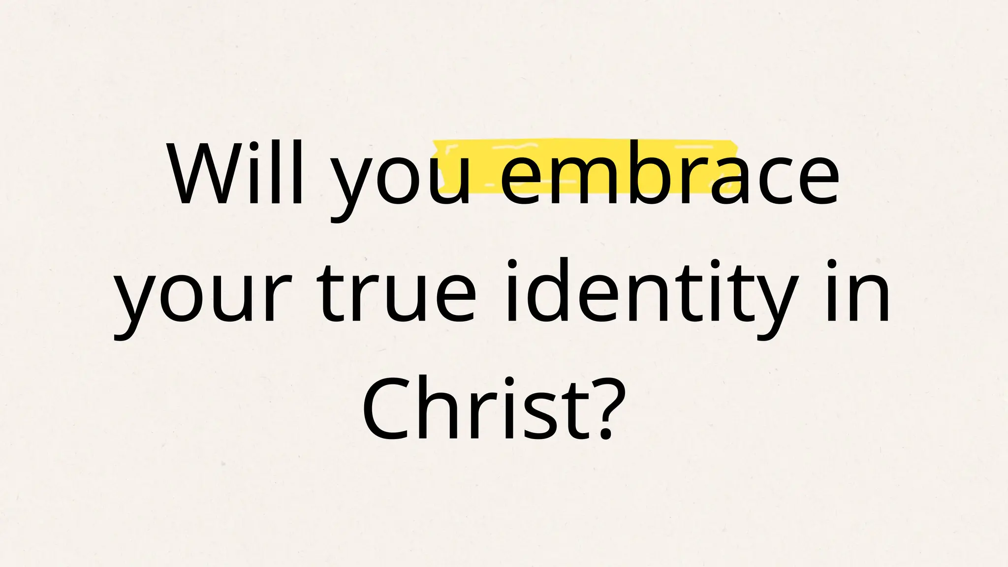 Embracing our true identity created by rsnavarro | PPT