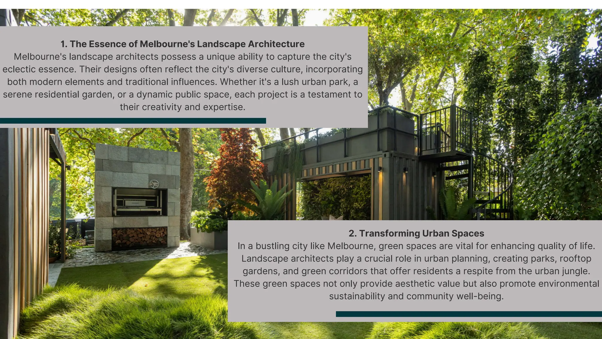 Discover the Art of Outdoor Spaces: Landscape Architects in Melbourne | PPT