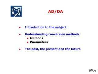 ADDA_Lecture_P1. digital techniques lecture | PPT