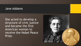 Jane Addams Socialized Education | PPTX