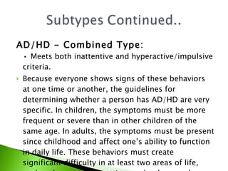 Add and adhd | PPT