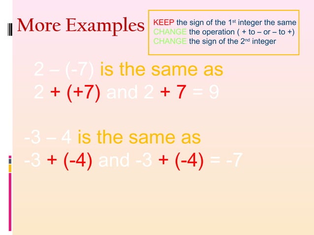Introduction to Positive and Negative Numbers | PPT | Programming ...