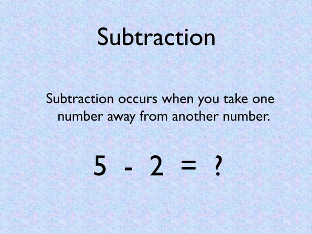 Add and subtract | PPT | Education
