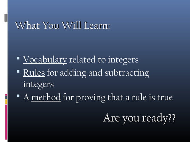 Add and subtract pos and neg numbers 4 parts | PPT