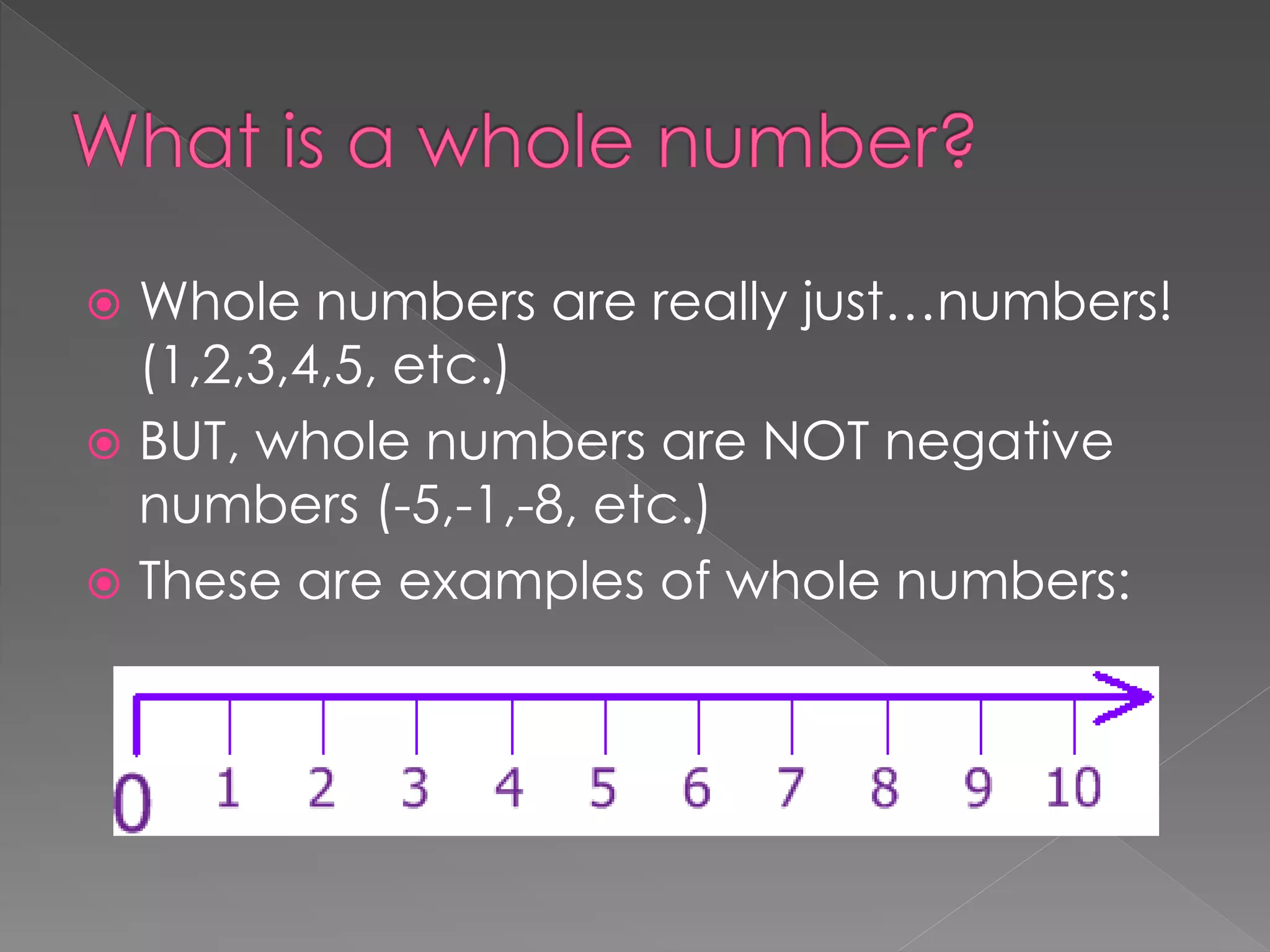 Add and subtract whole numbers power point presentation | PPTX