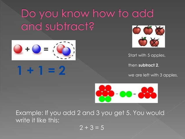 Add and subtract whole numbers power point presentation | PPTX