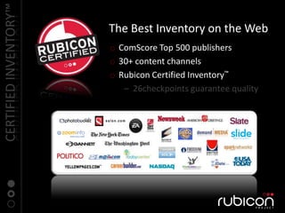 Rubicon Project Networks | PPT