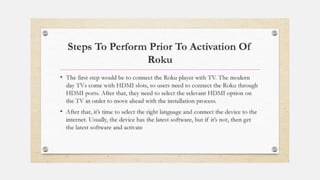 Activate Your Roku Device | Enter Roku Link Code & Start Streaming | PPT