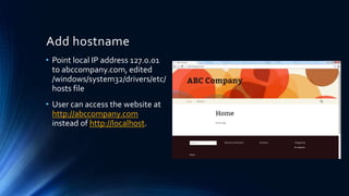 Add a web server | PPT