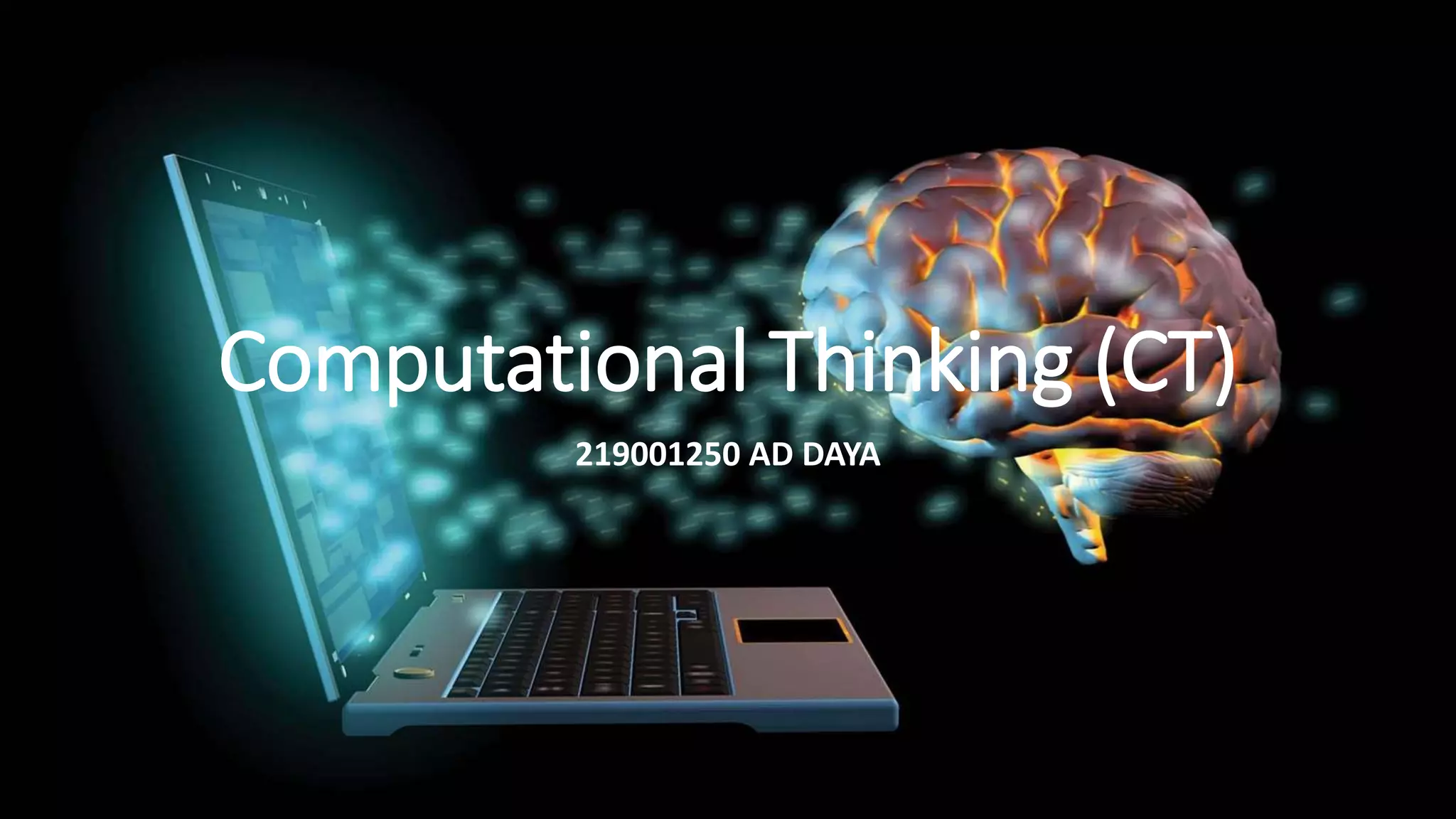 Computational thinking | PPTX