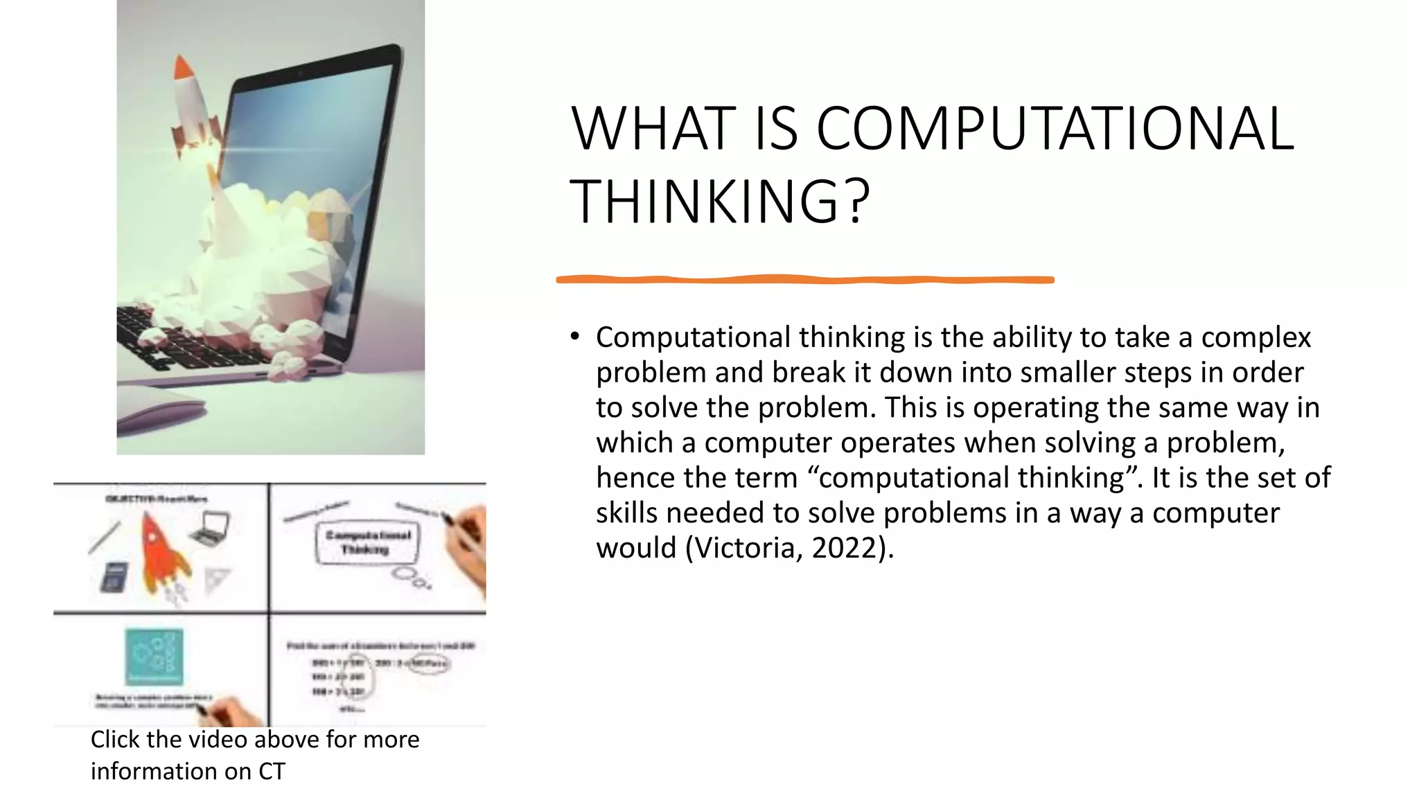 Computational thinking | PPTX