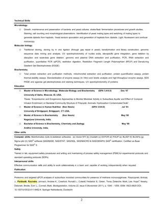 Ravindra Paidisetti_CV | PDF